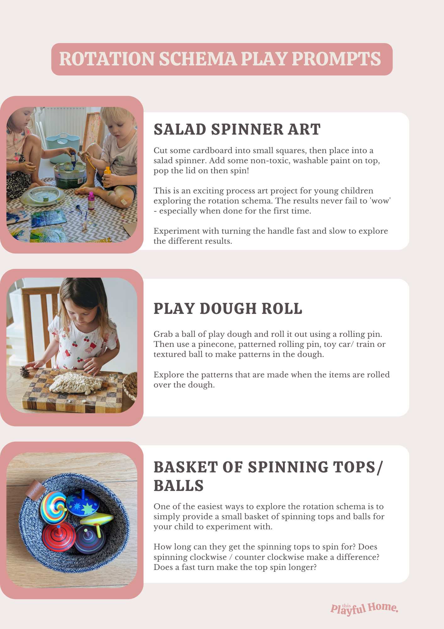 Play Schemas Part 3 - by Sian Thomas - This Playful Home