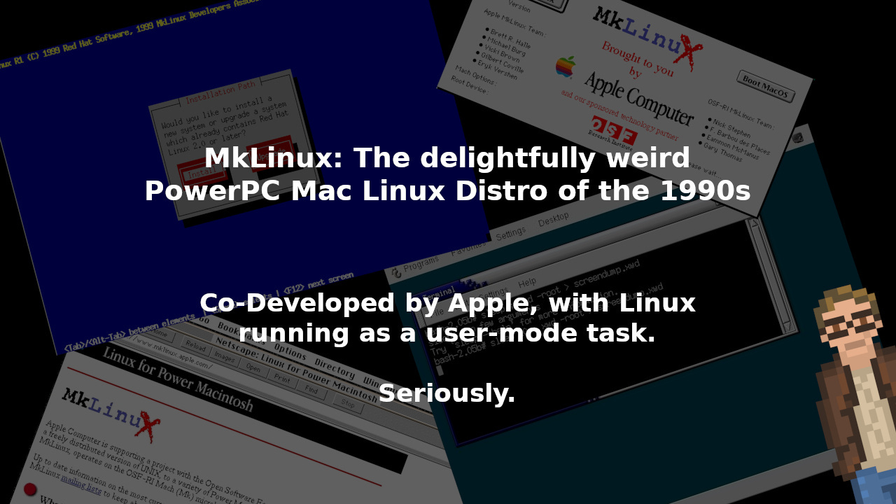 MkLinux: The delightfully weird PowerPC Mac Linux Distro of the 1990s