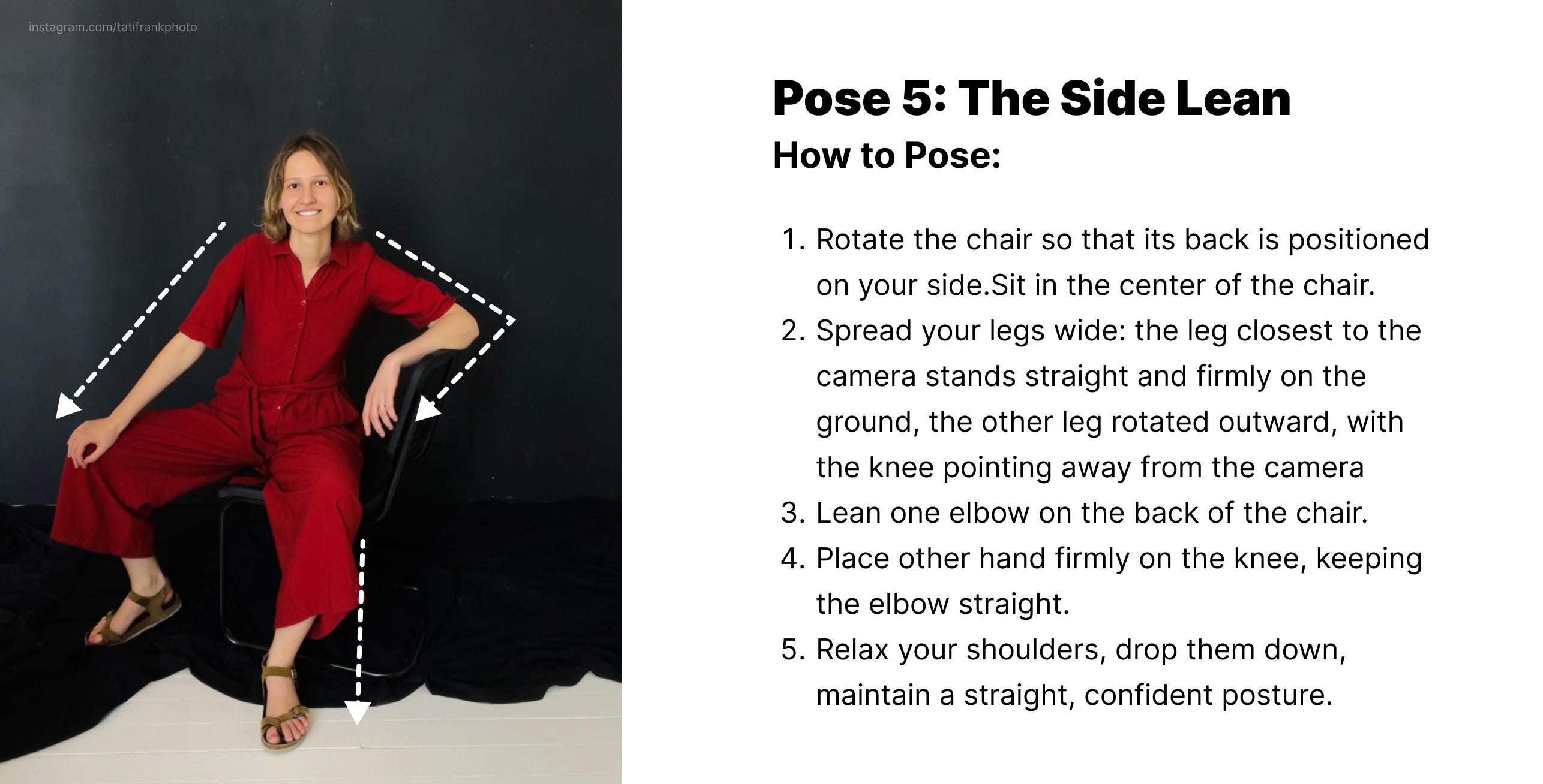 Chair posing: a step-by-step guide to confident selfies