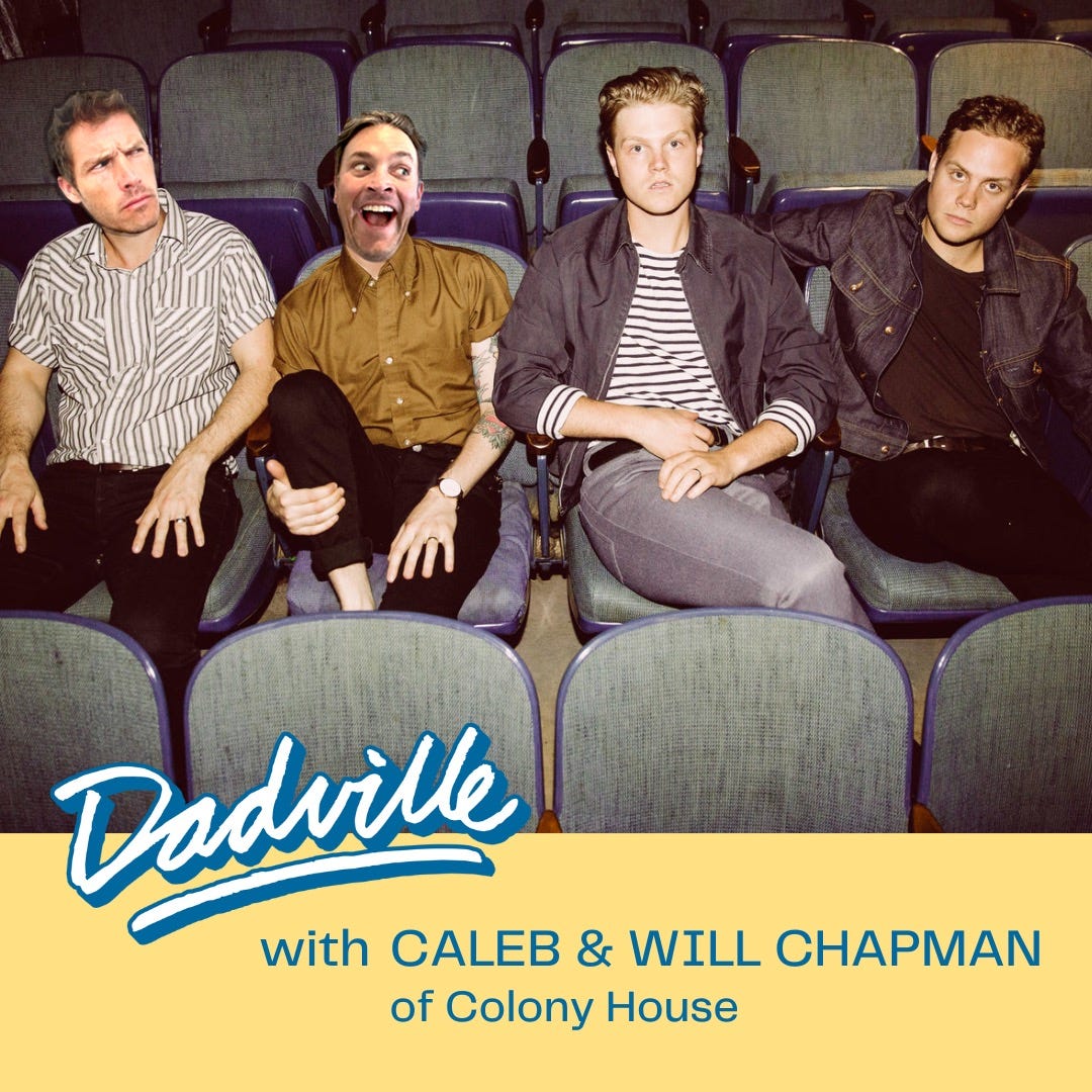 Caleb and Will from Colony House: A Horse is a Mountain