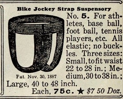 Today's Tidbit... Early Jocks and Abdomen Protectors (aka Cups)