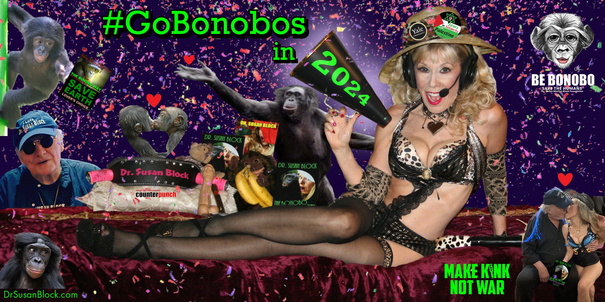 Go Bonobos in 2024! - by Susan M Block - Susan’s Substack