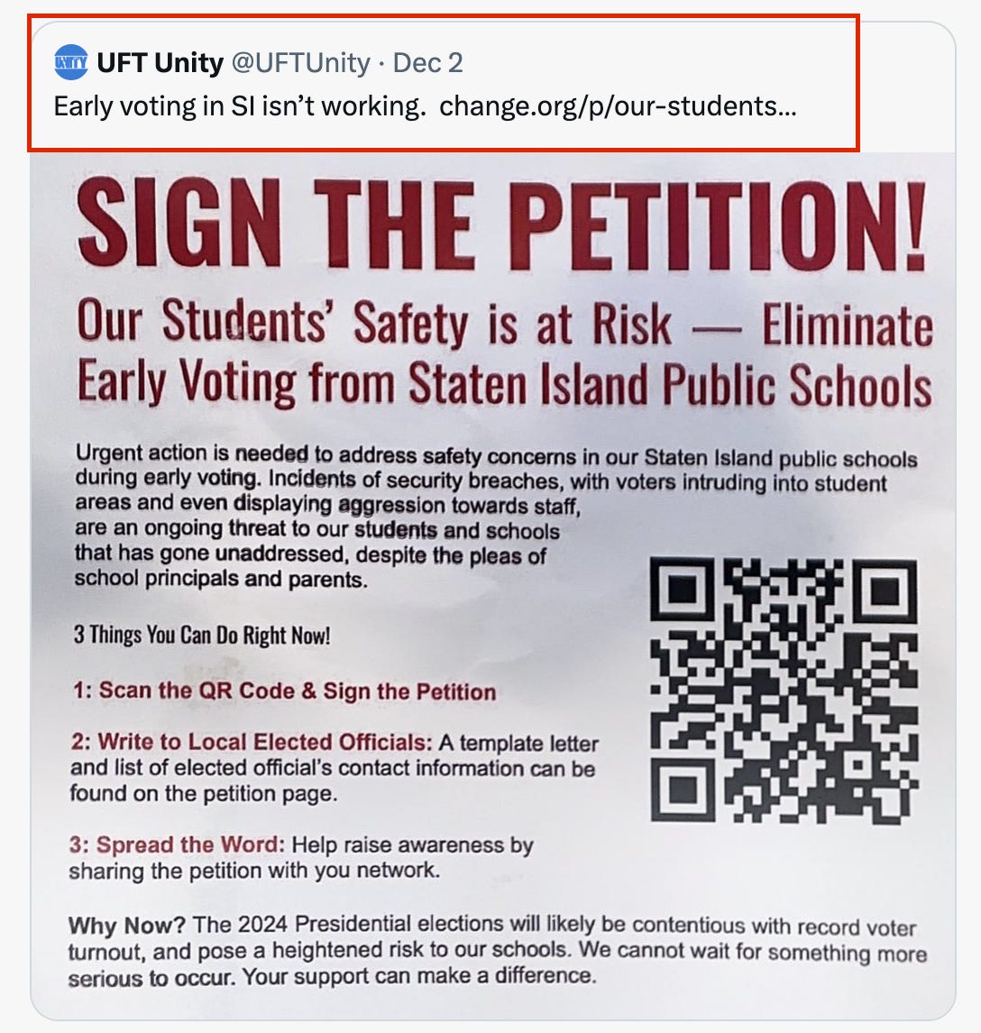 UFT Unity in Bed With Moms for Liberty