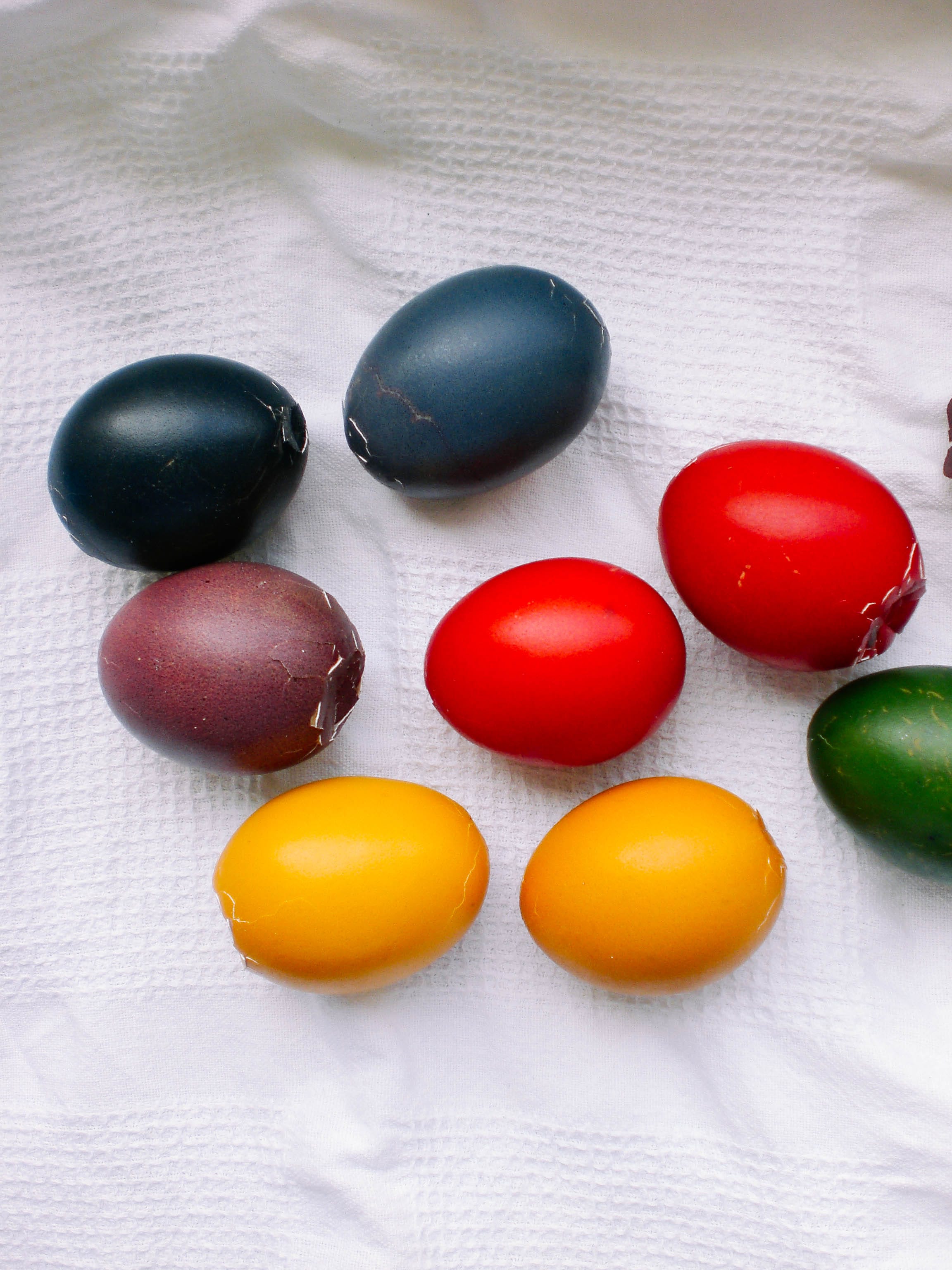 Deviled eggs with avocado, crème fraîche and salmon roe