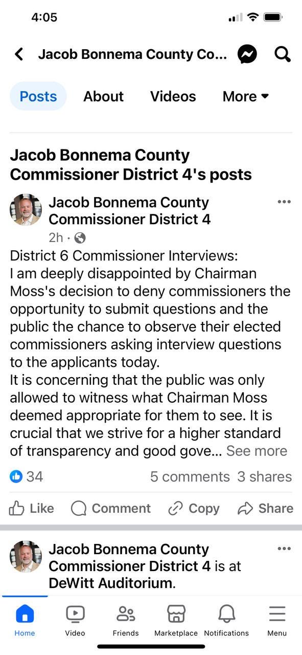 Kendra Wenzel Appointed District 6 County Commissioner