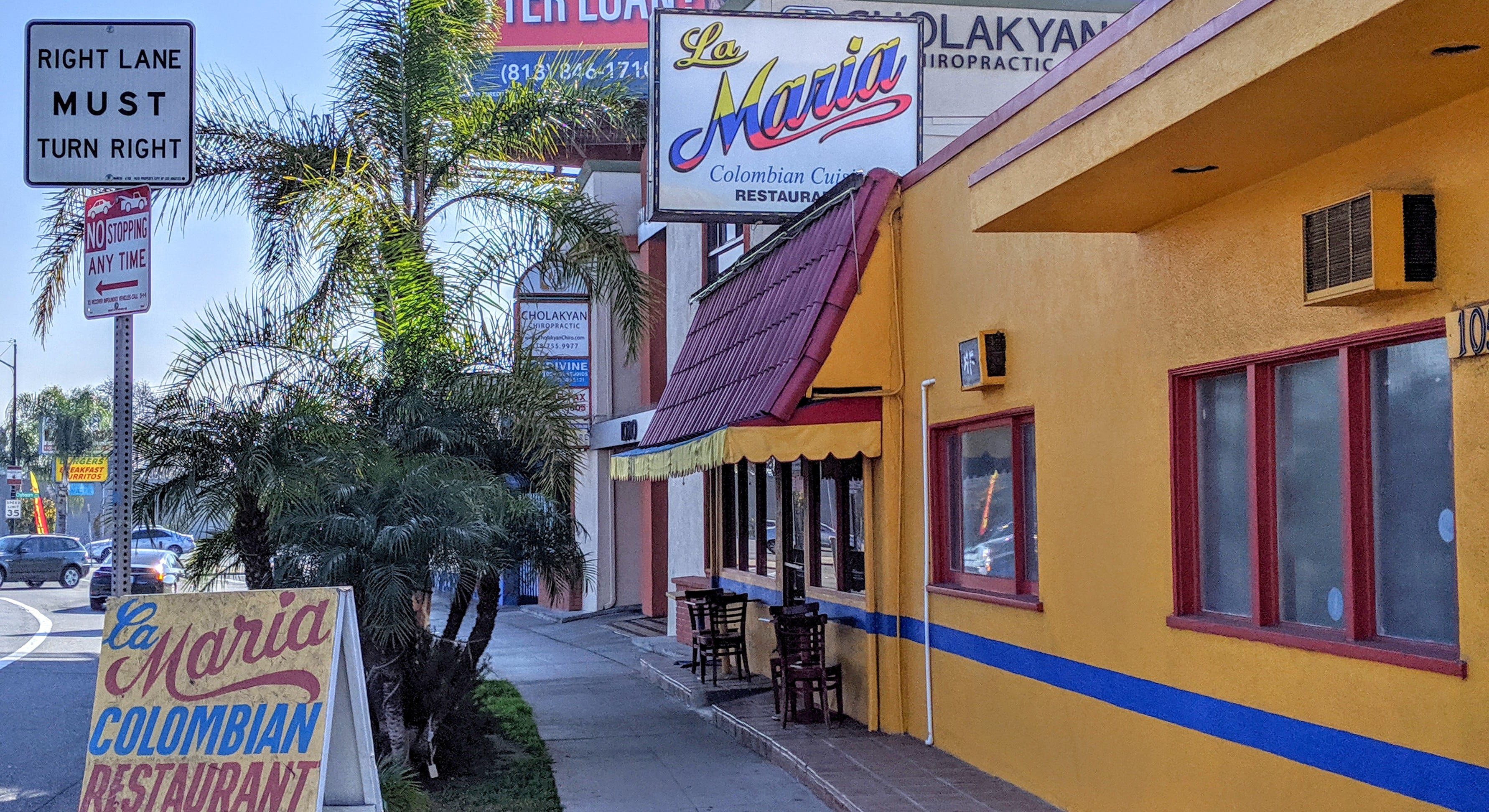 La Maria Colombian Restaurant North Hollywood Los Angeles