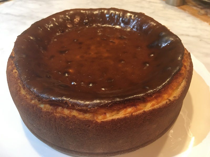 Burnt Basque Cheesecake: Really? - by Greg Patent