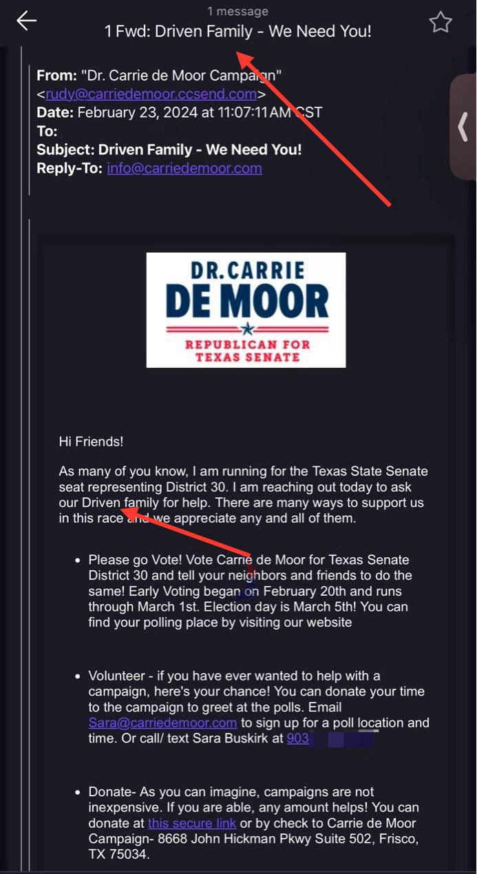 Doctor Spams Patient Emails Soliciting Campaign Donations