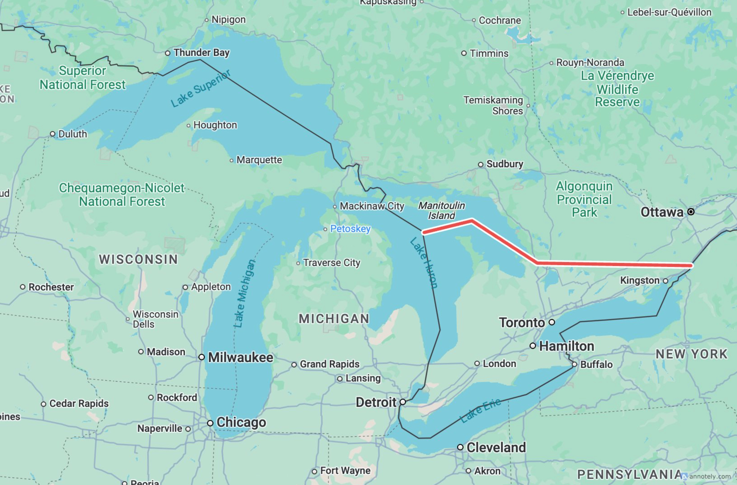 Donald Trump "Plans" to Redraw the US-Canada Border and Control the Great Lakes