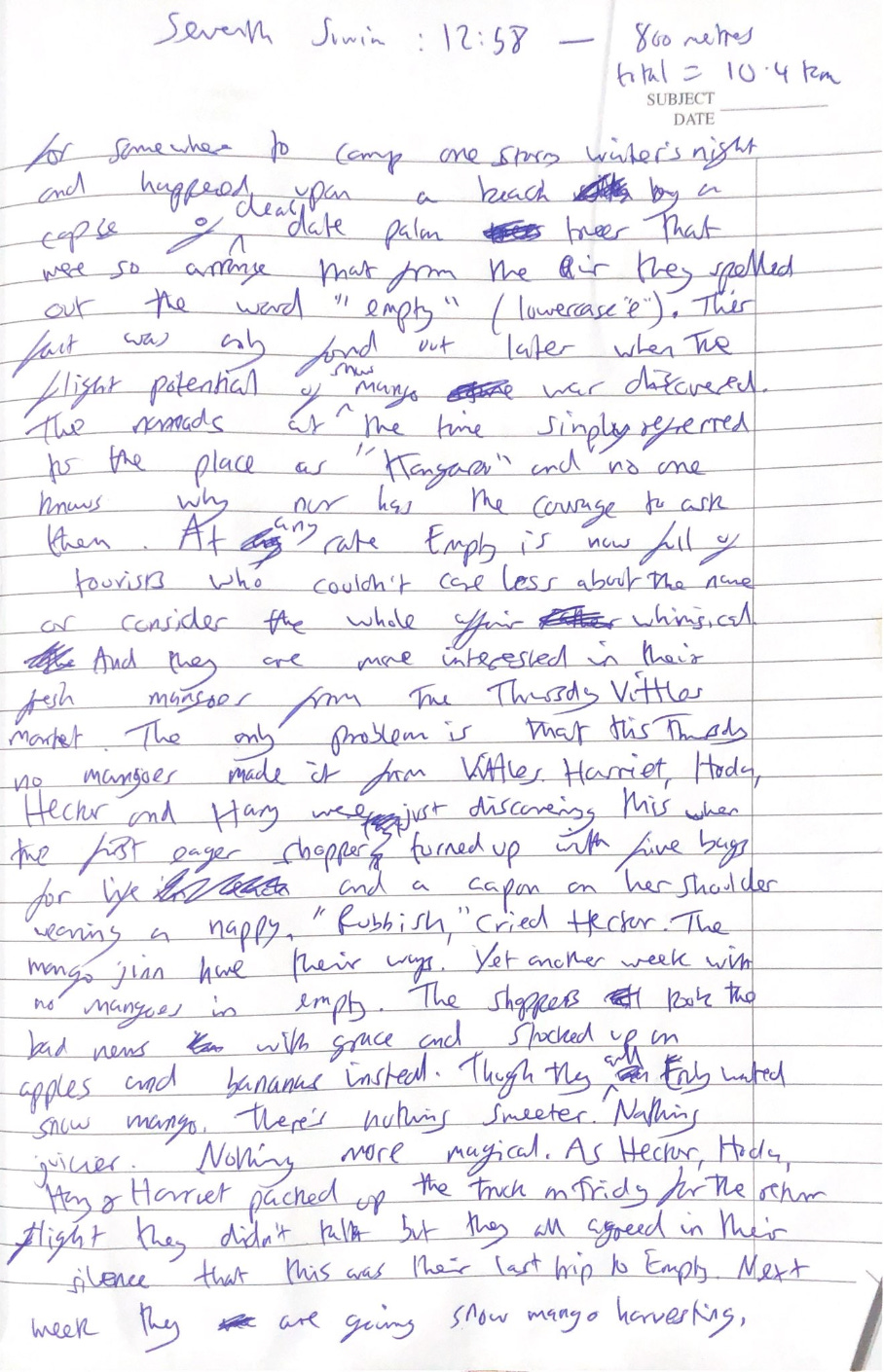 Hector, Hany, Harriet and Hoda - by James Scanlan