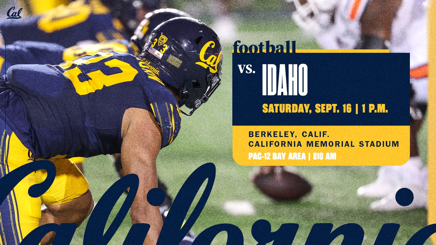 How to Watch Cal v. Idaho Football: Live Stream and TV Channel