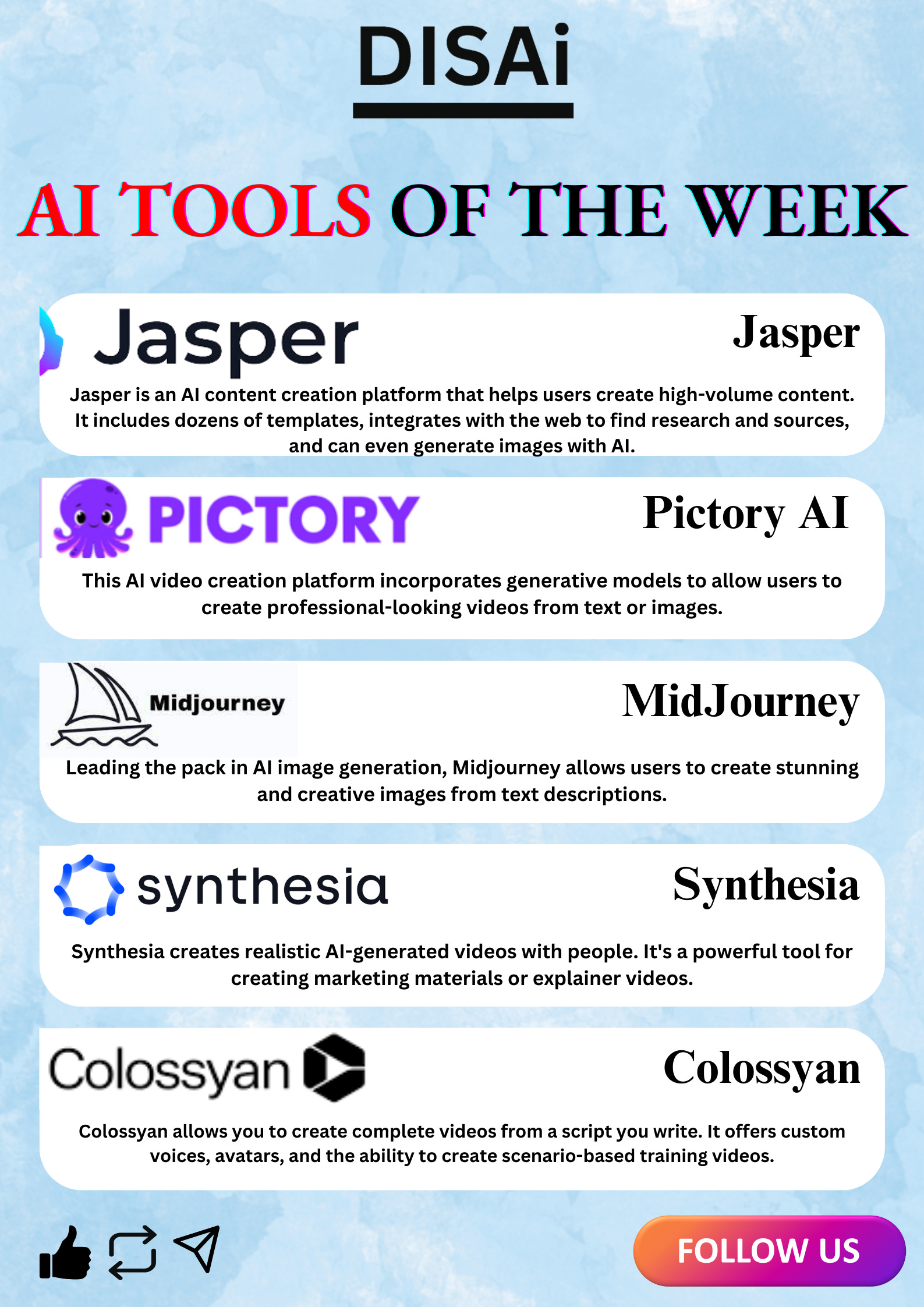 Top 5 of the Week - Tools, Companies, Use cases and more!