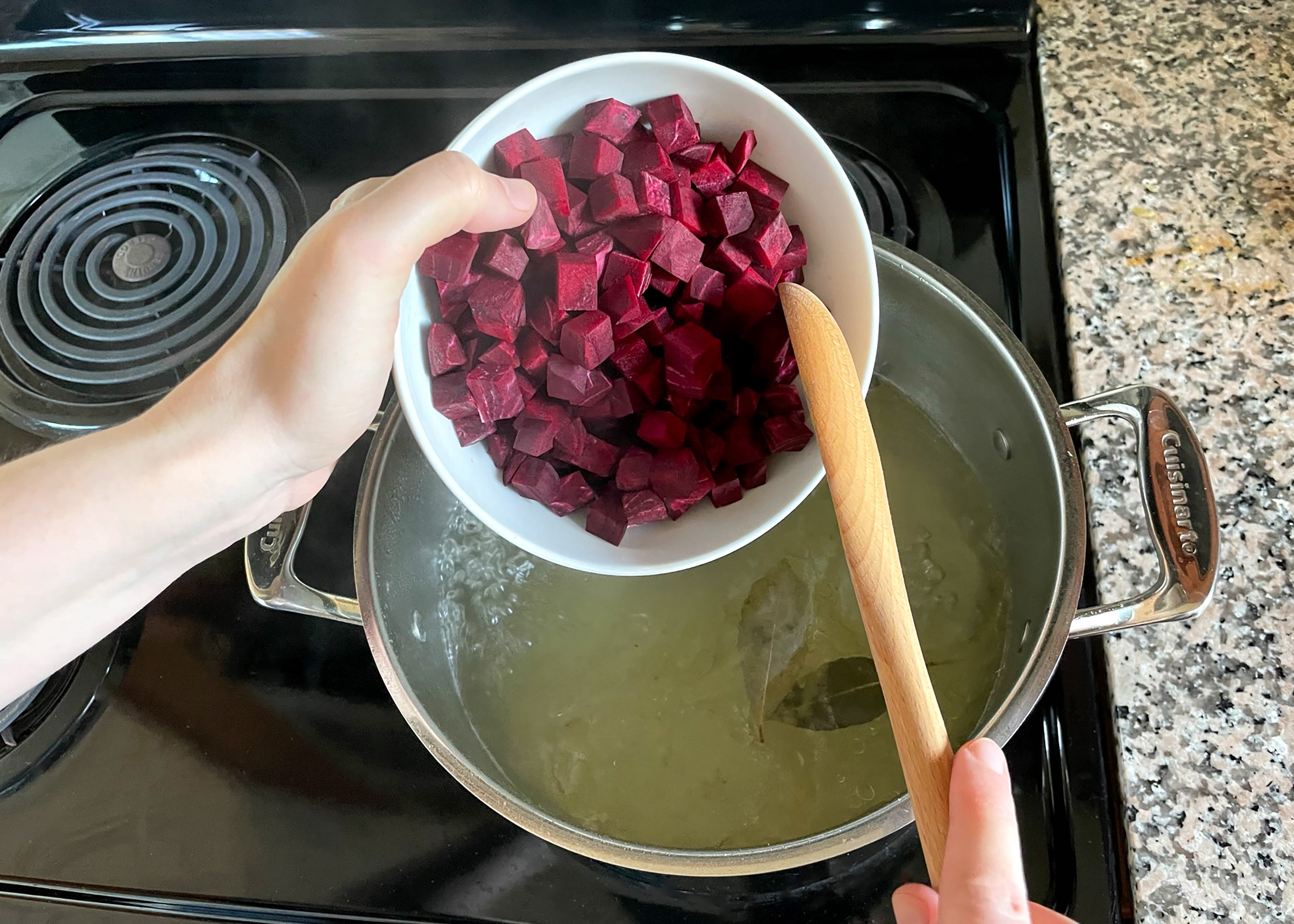 Ukrainian borscht recipe from my mother-in-law's cookbook