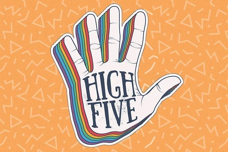 Weekly High Five #4 - by Jason Rivas - Oh, Behave!