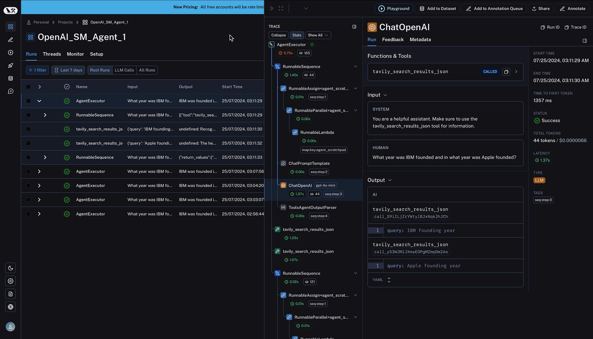 Langchain Search Ai Agent Using Gpt 4o Mini
