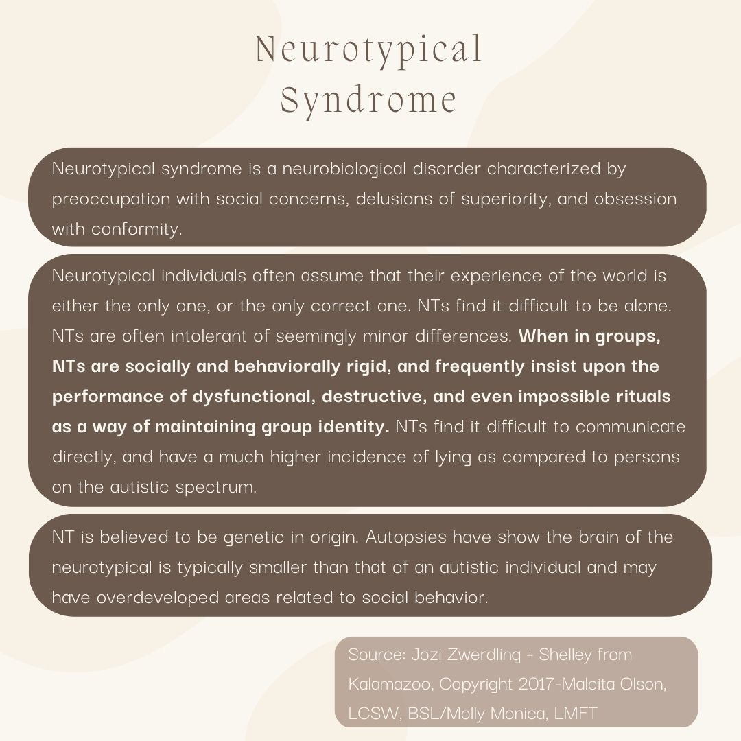 Neurotypical Syndrome - by Sara Elise