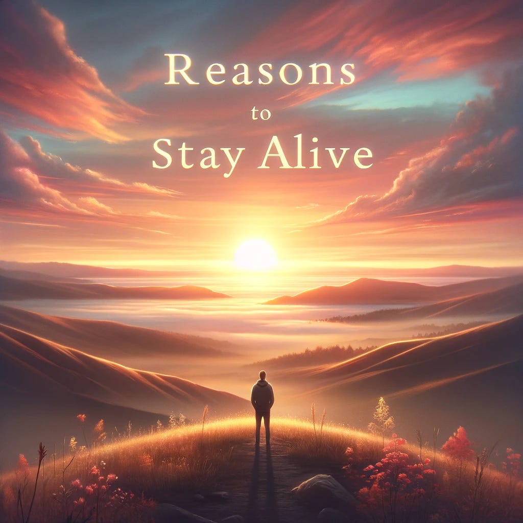 Reasons To Stay Alive - by Mohamed A. Sayed