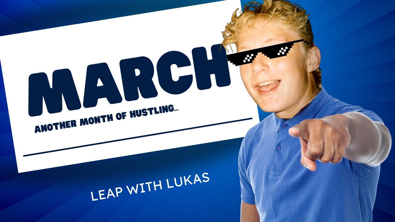 March-ing Onward... - by Lukas Winter - Leap with Lukas