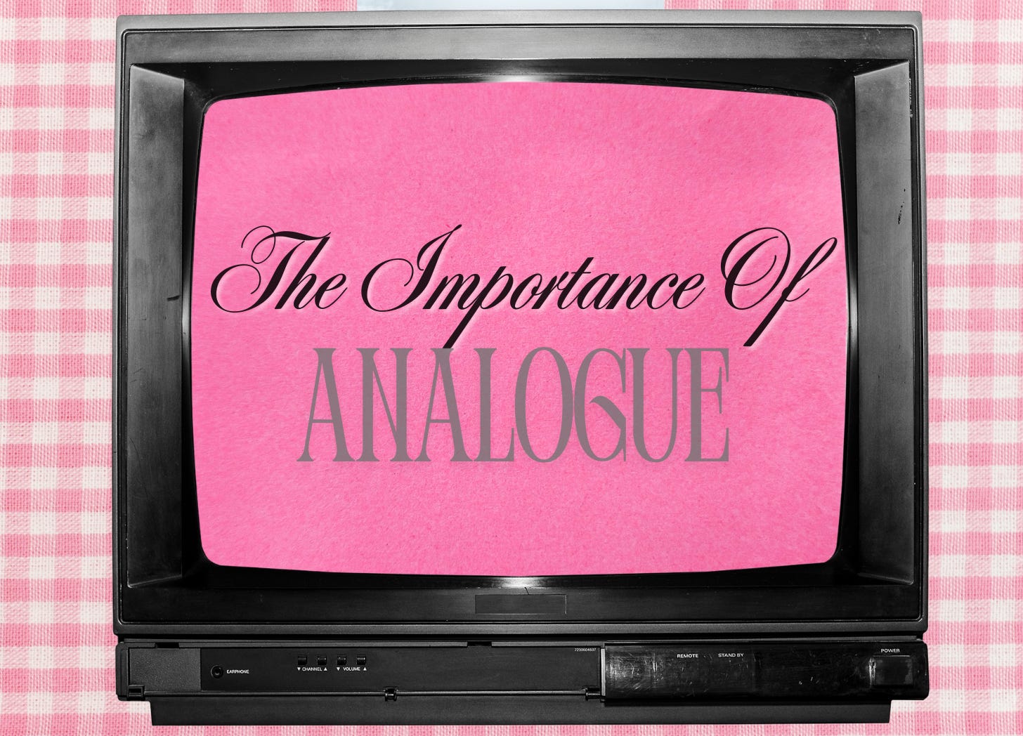 the importance of analogue - by Hayley Leong Loon