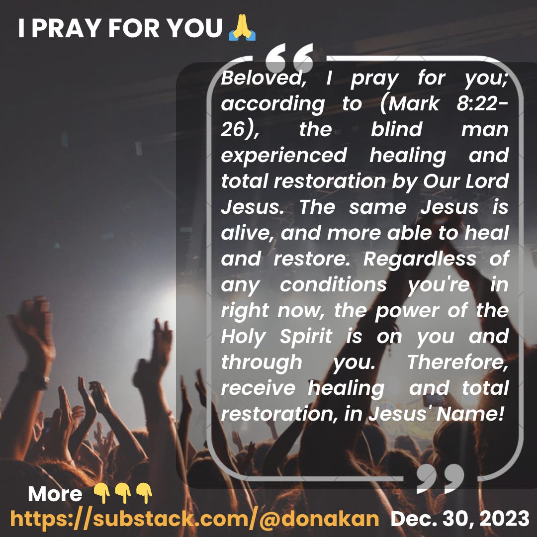 Prayer Thought 🤔 - by Don Akan - Don’s Substack
