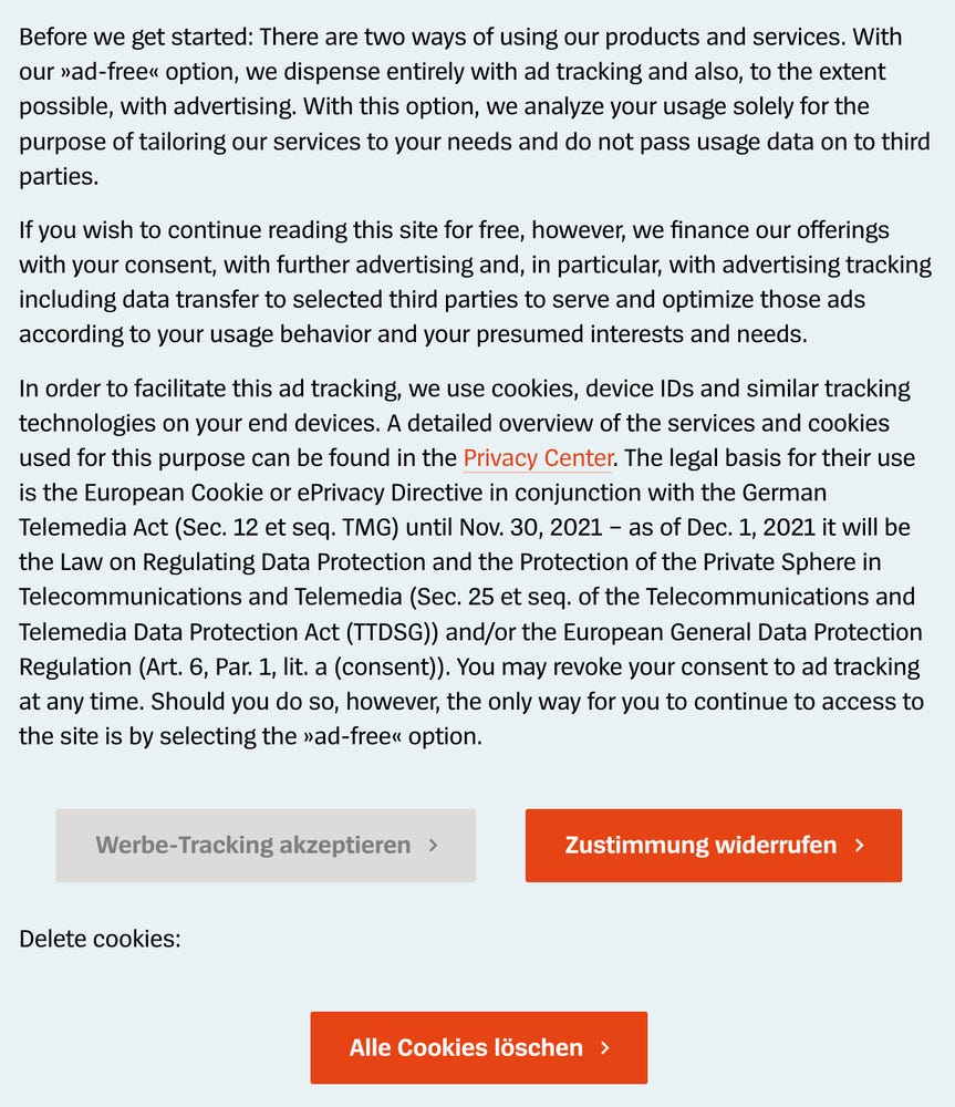 Examples of Dark Patterns in Privacy - by Luiza Jarovsky