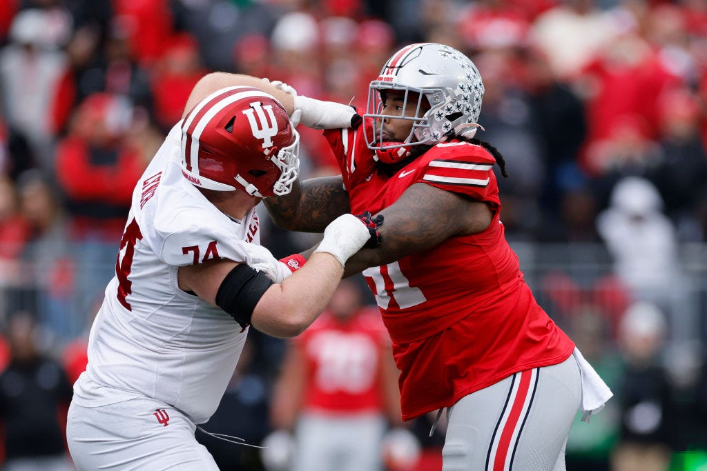 Ohio State d-line coach boldly compares Tyleik Williams movement skills ...