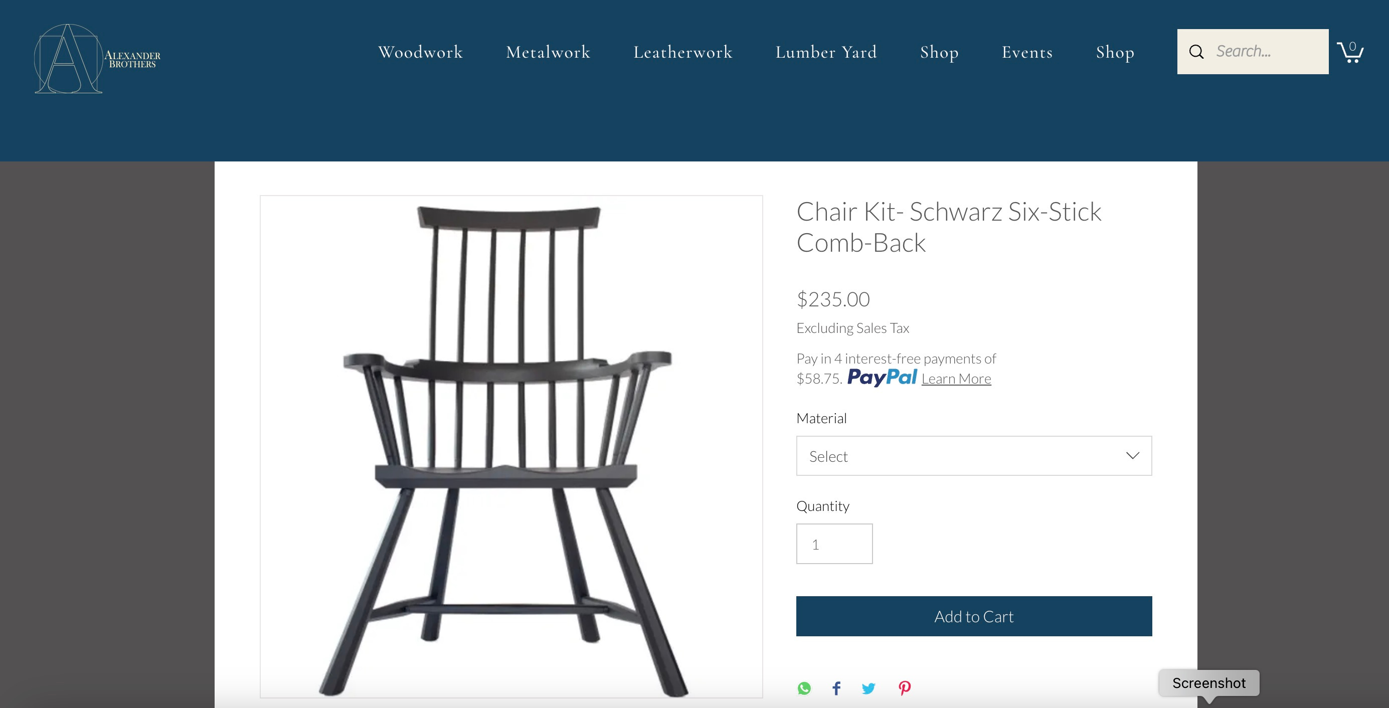 Psst. Wood Kits for Stick Chairs - by Christopher Schwarz