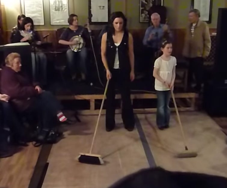 Try This At Home: - Irish Brush Dance