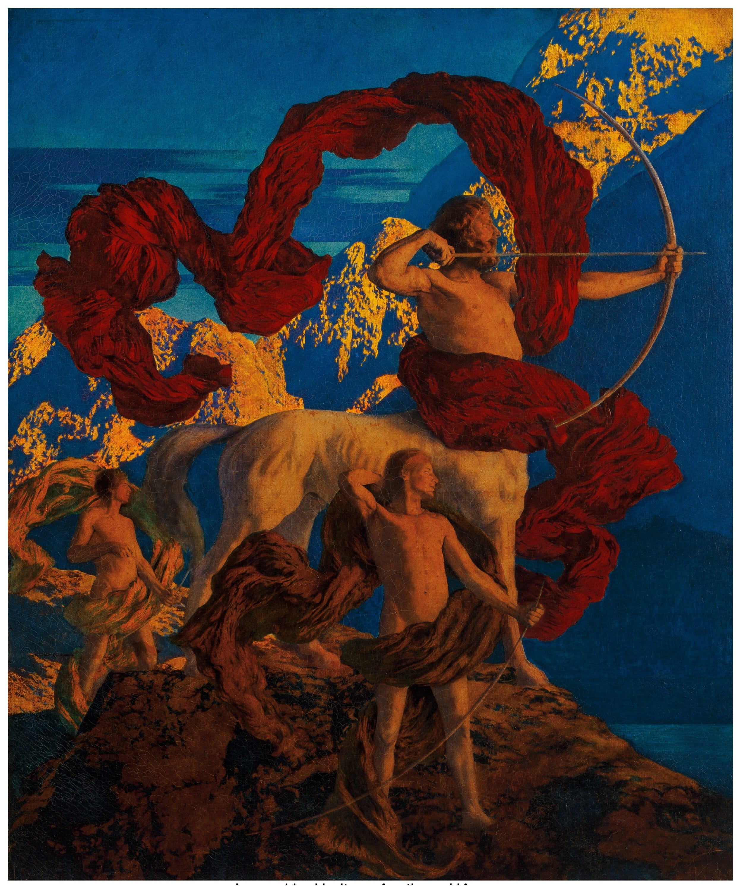 Full Moon conjunct Chiron in Aries - by Gary P Caton