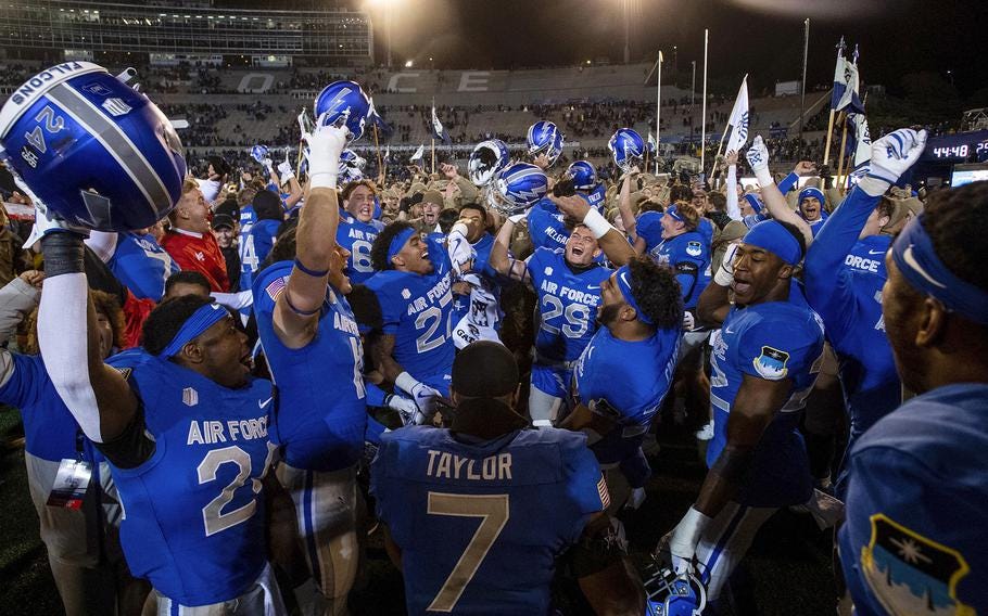 Is this year's Air Force team the best last chance for service academy ...