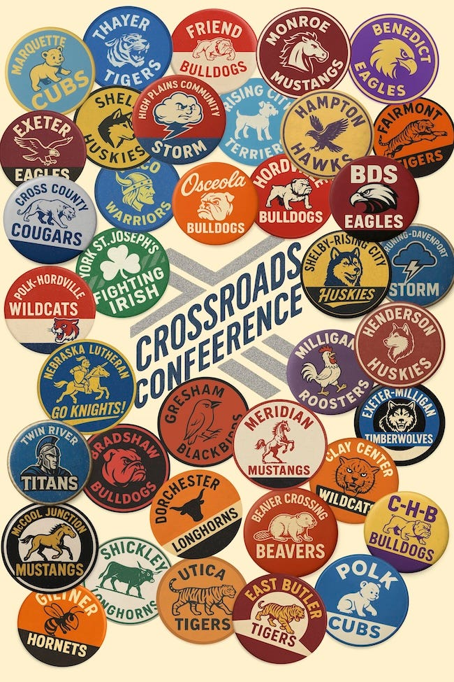 Old-school Booster Buttons and new school tech