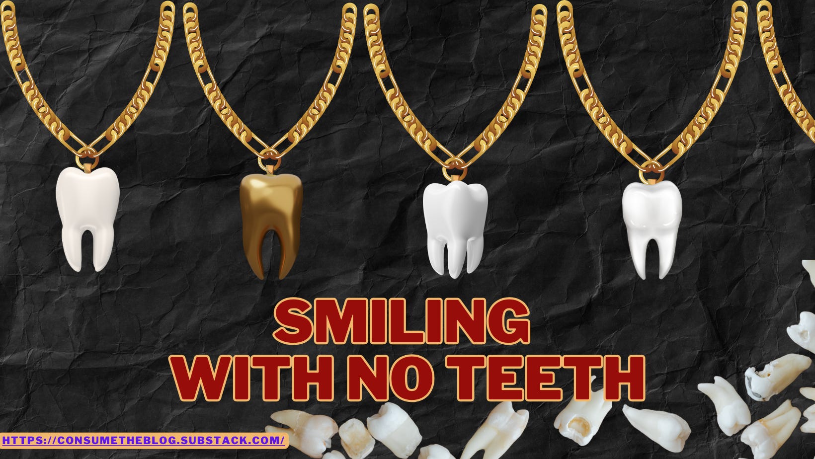 Smiling With No Teeth - by NJ Fiction - Consume, The Blog