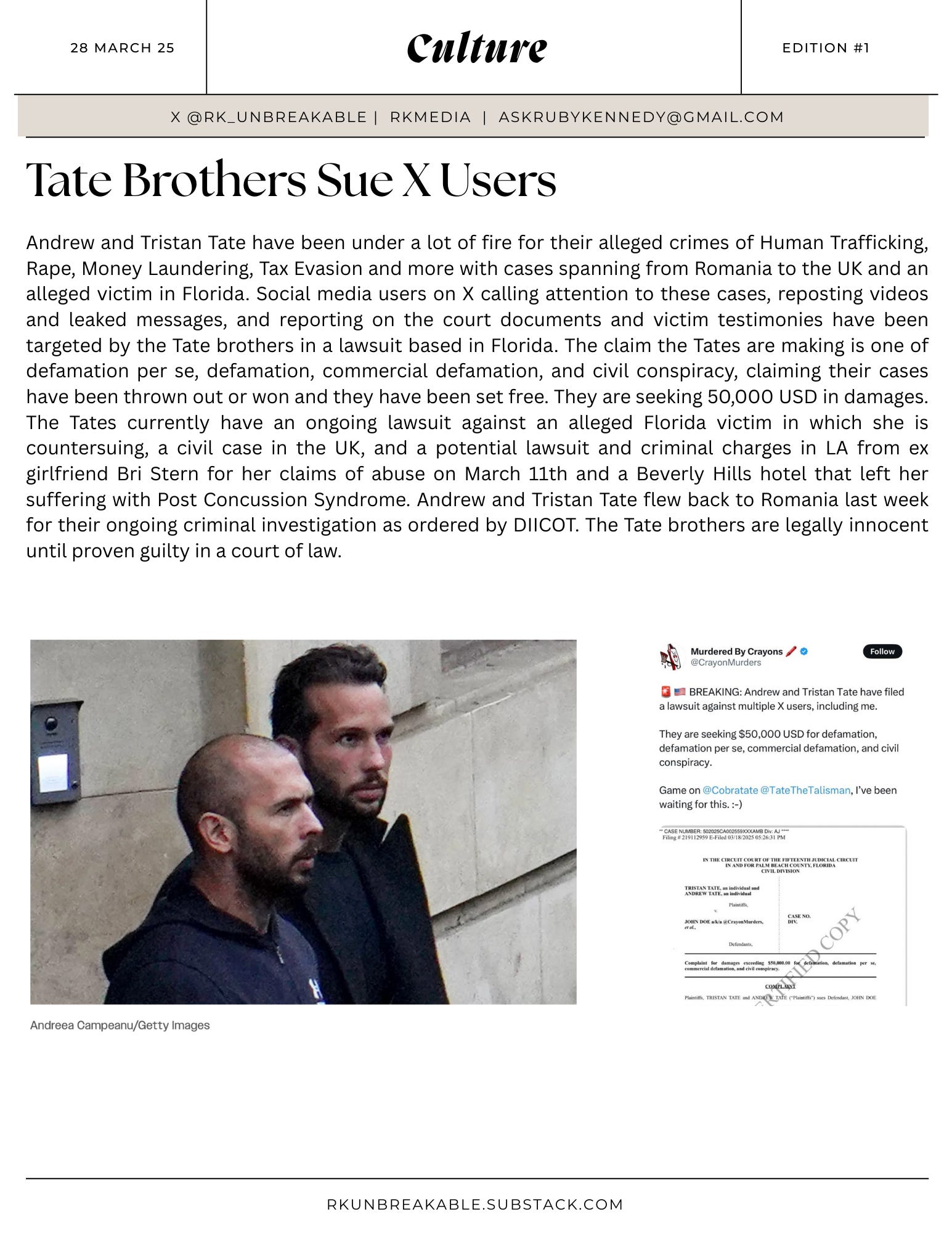 Edition 1 - Ruby Kennedy