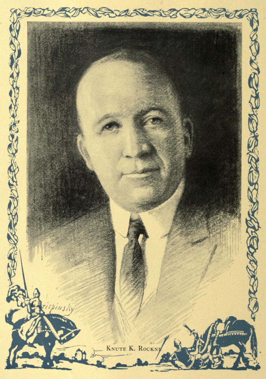 Today's Tidbit… Knute Rockne and Hire's Remorse