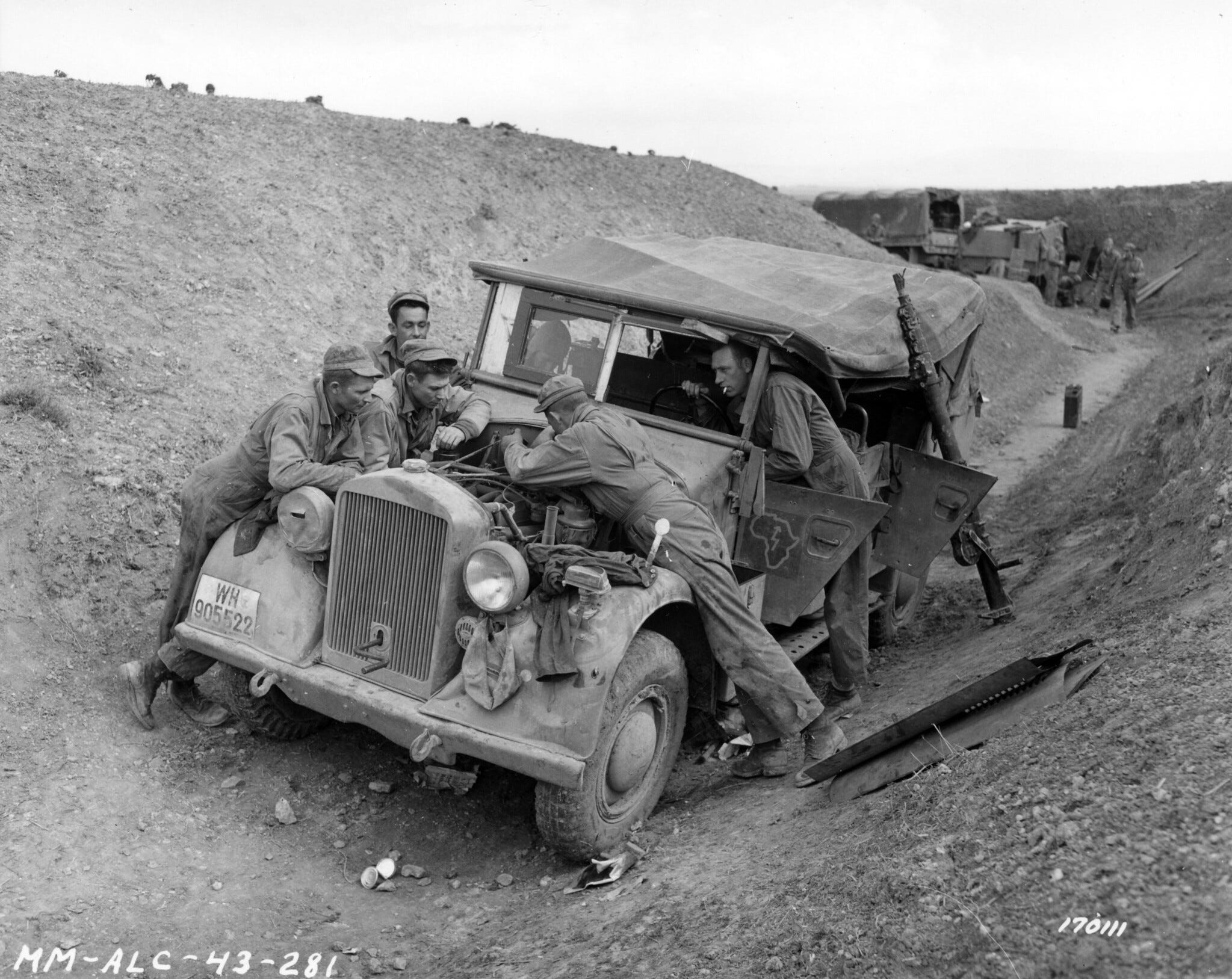 Patton takes command in North Africa - by Martin Cherrett