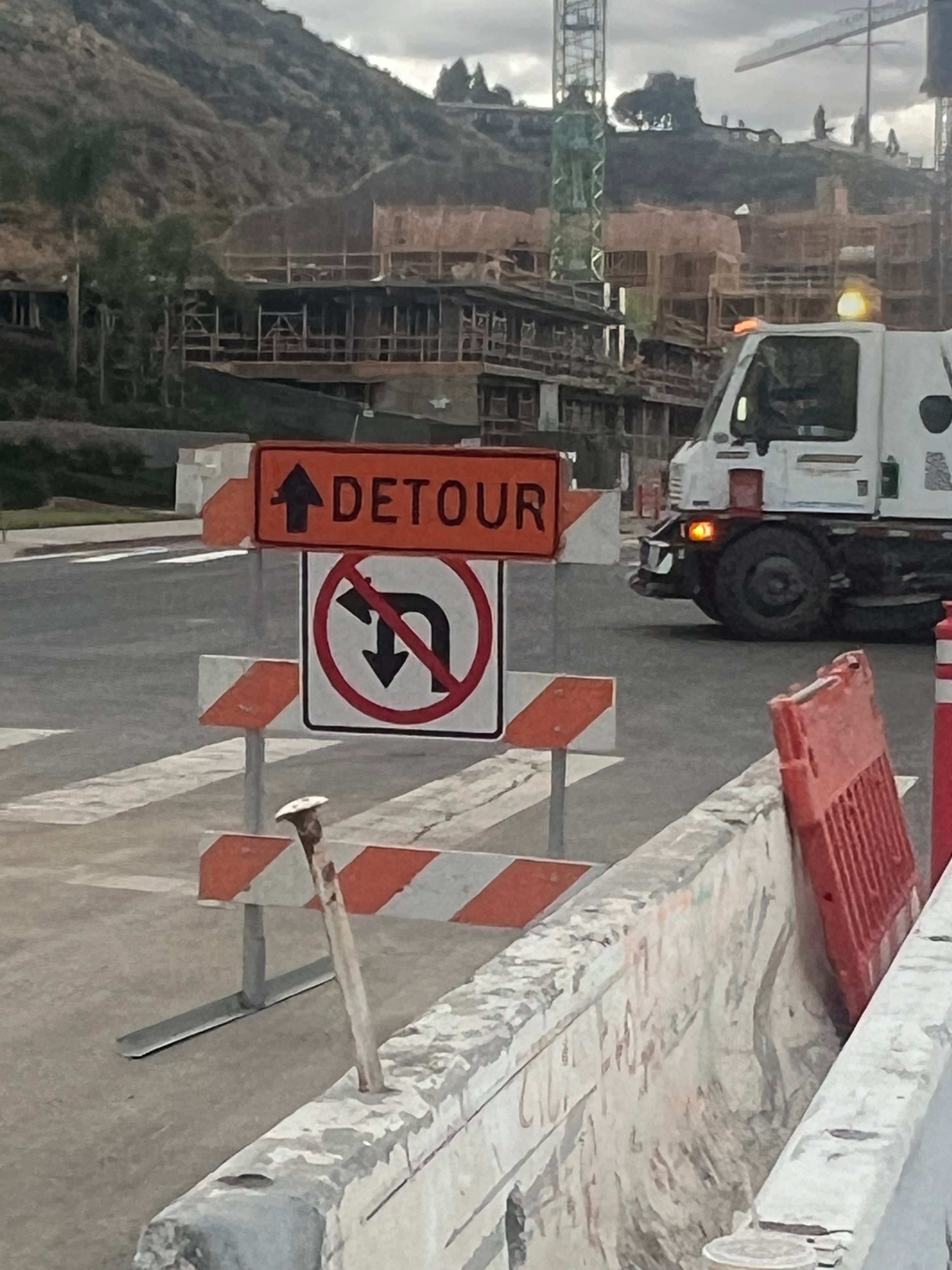 Friars Road Construction Goes On...and On