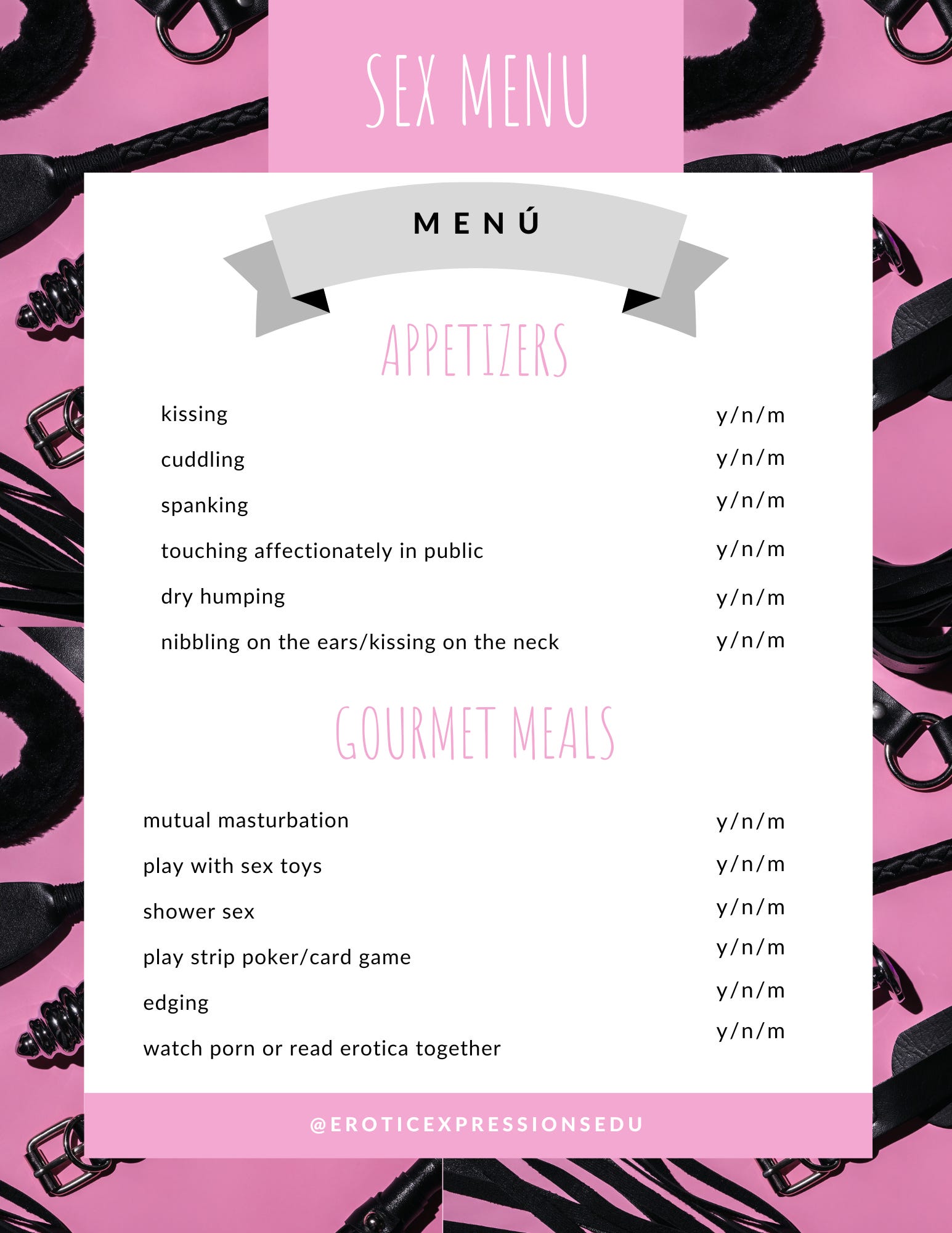 Indulge in Desire: Crafting Your Signature Sexual Menu