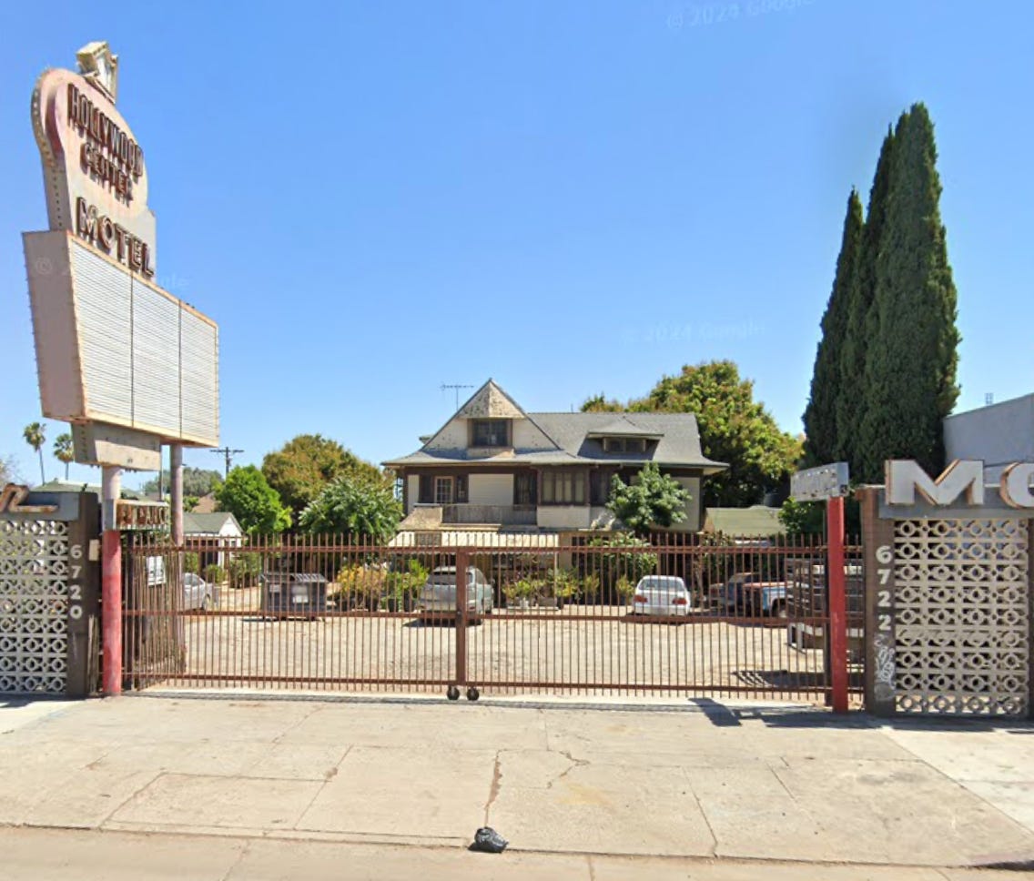 The Hollywood Center Motel was Originally Housing