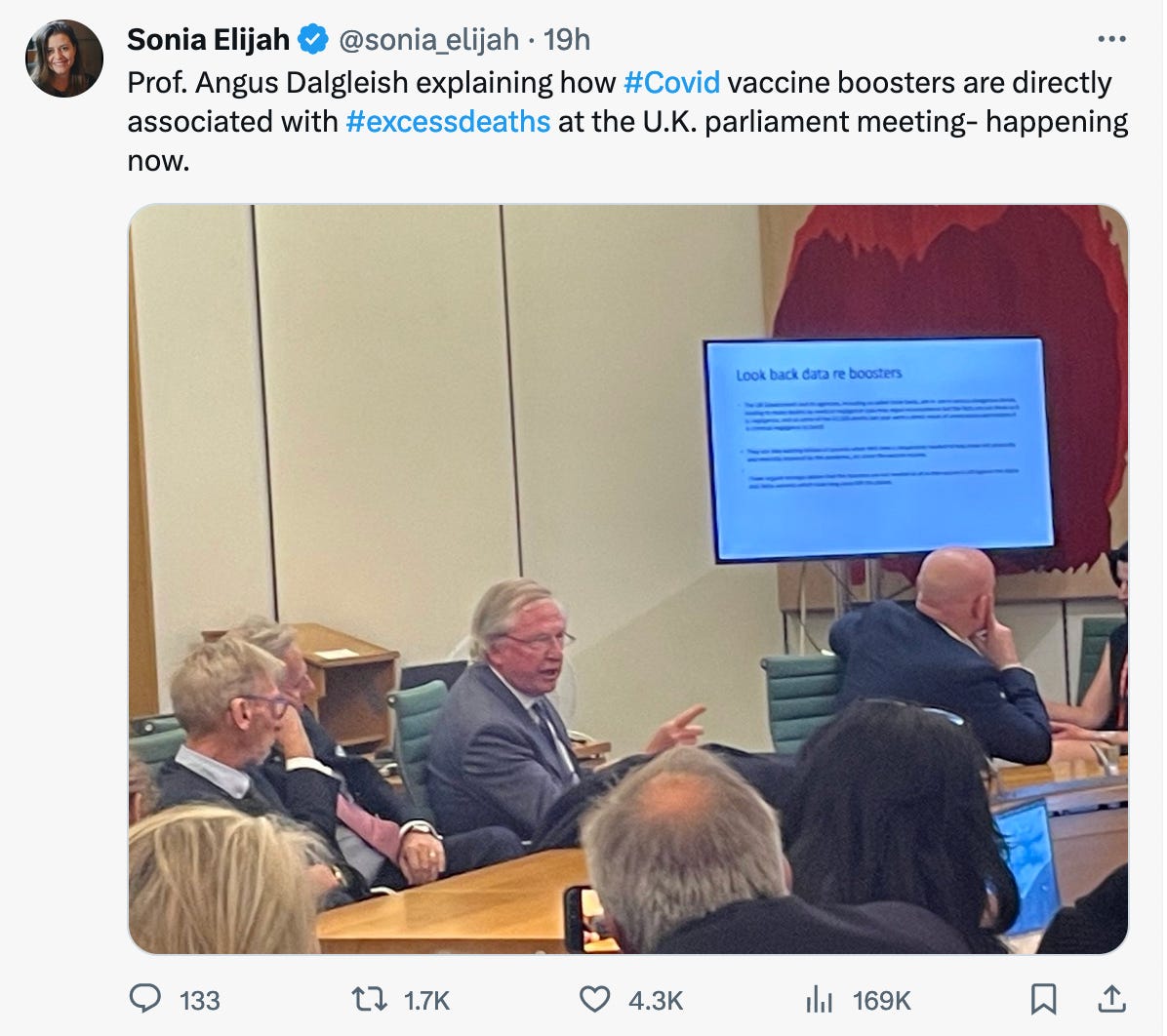 World Leading Experts Testify at UK's Parliamentary Office