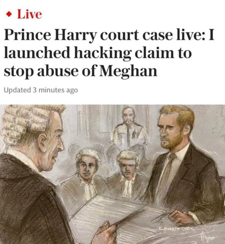 Harold Goes 'Fishing' In The High Court With No Evidence But A 'Suspicion'