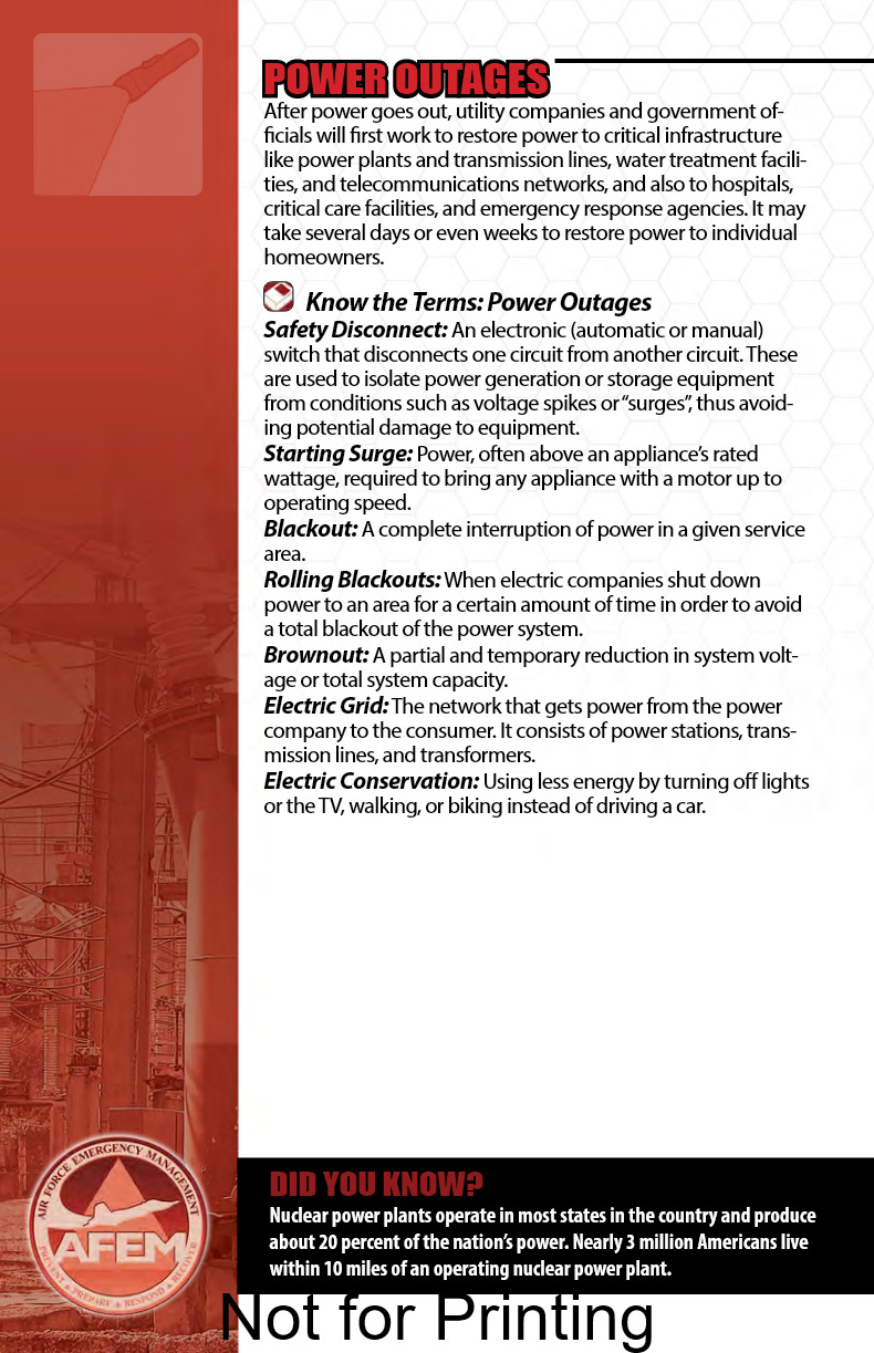 Air Force Emergency Preparedness Guide - by Defcon Level