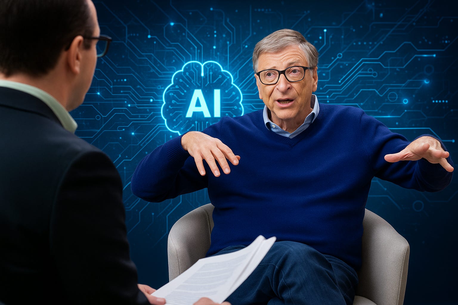 When AI Learns to Cook and Cut: Bill Gates on the End of Human Mastery