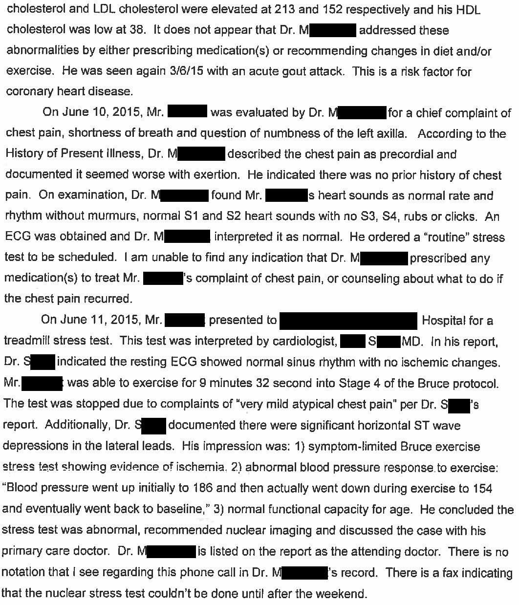 PCP Orders Stress Test - by Med Mal Reviewer