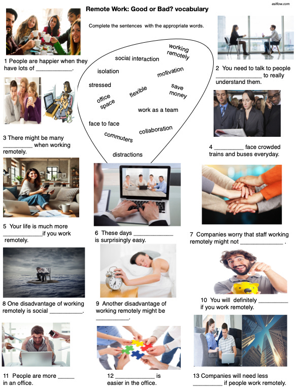 Variations of Remote Work - by Peter Snashall