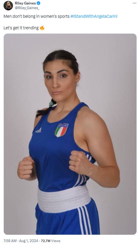 Paris Olympics: Gender Controversy Erupts as Female Boxer Angela Carini ...