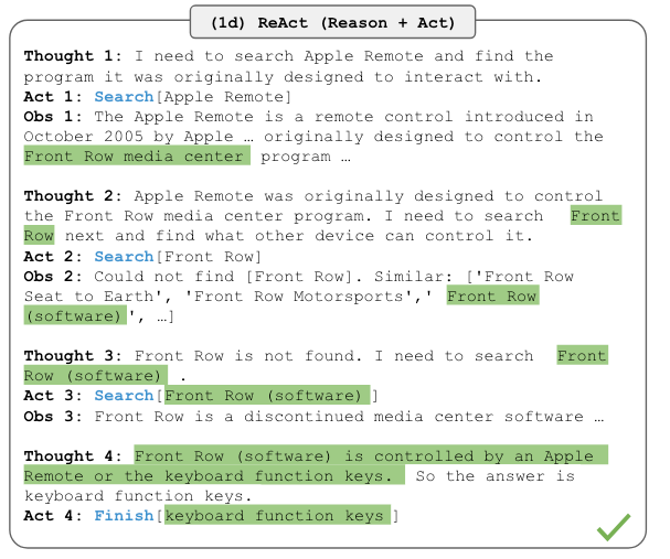 [CoT] ReAct: 大语言模型推理，决断和行动的关键 - by Sverige_ Dong-seok