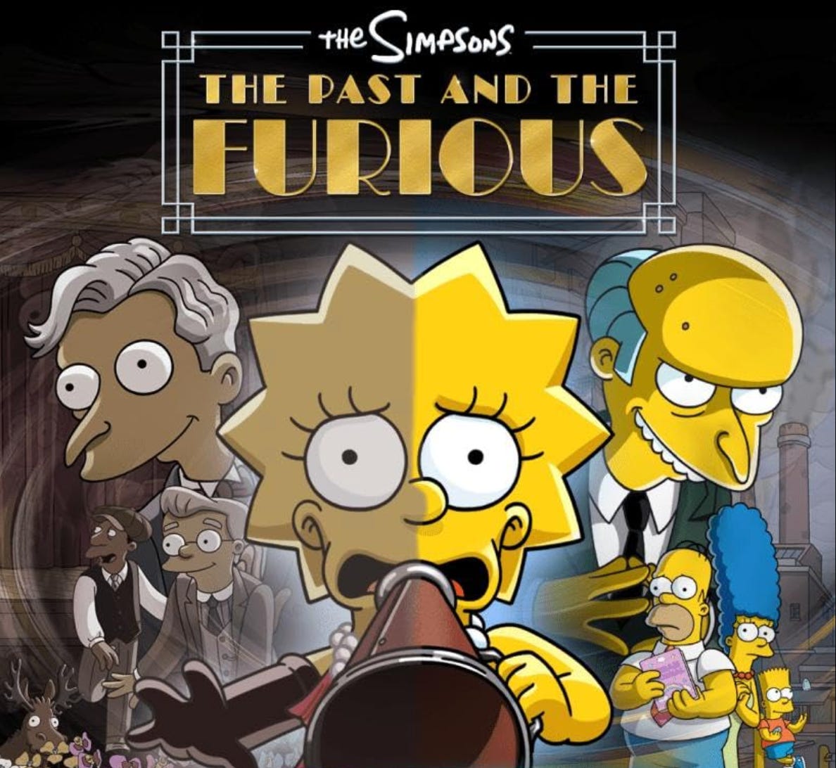 I got to play Young Mr. Burns on The Simpsons!