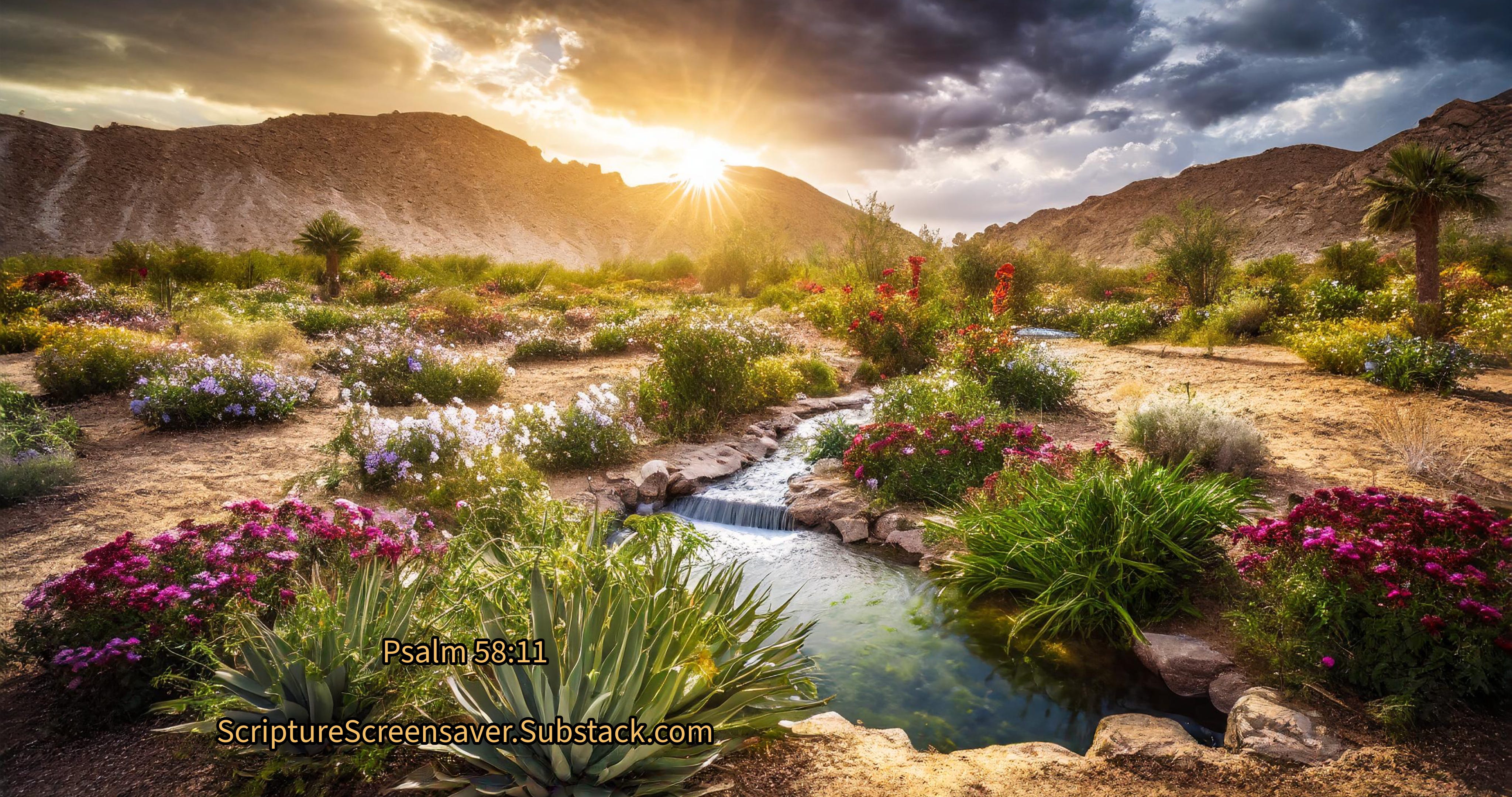 When Things Get Hot... - Scripture Screensaver