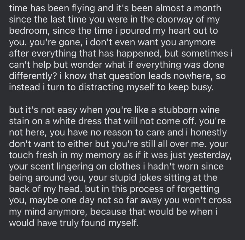 feelings, feelings, feelings (or the lack thereof)