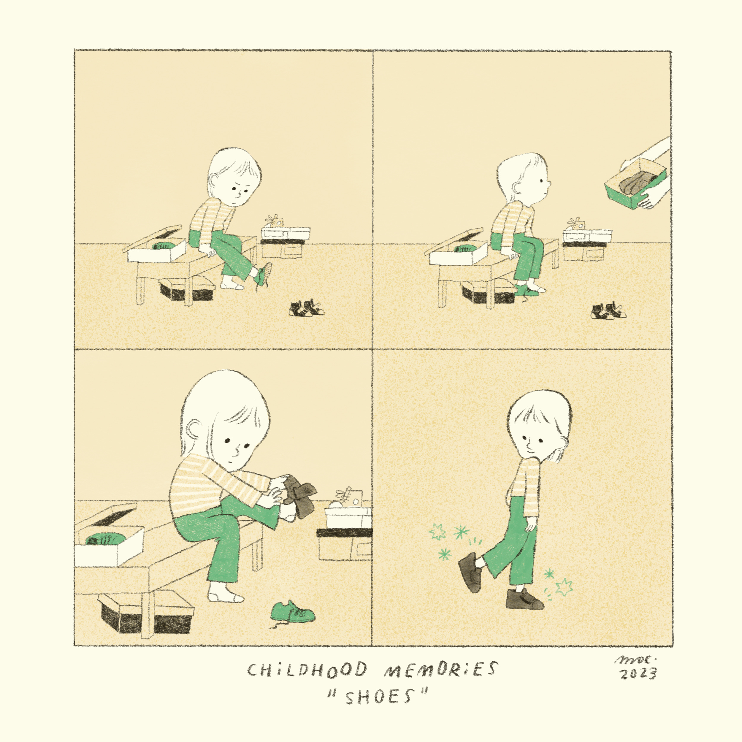 Comic #20 - Shoes - mocculere's letters